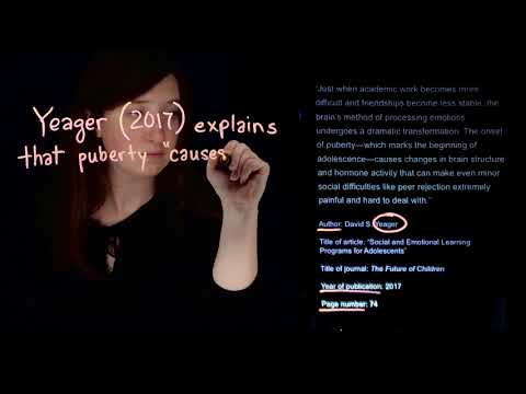 APA In-Text Citations