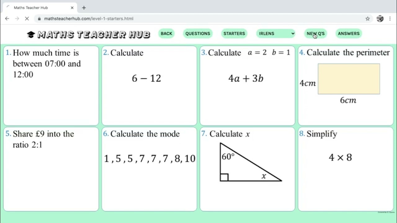 Maths Teacher Hub - What we offer video