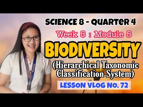BIODIVERSITY (Hierarchical Taxonomic Classification System). Part 1. | SCIENCE 8 - Q4