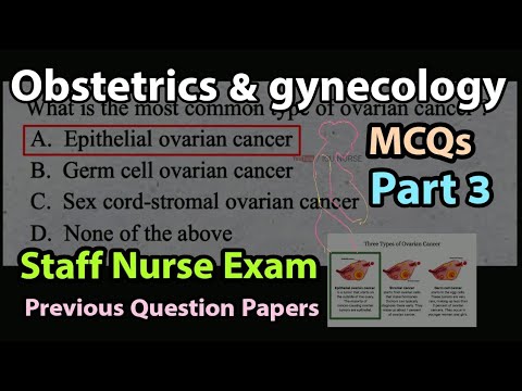 Obstetrics and gynaecology nursing questions MCQS