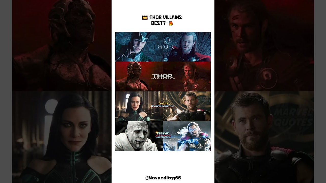 😍 Thor Through the Years | Movies, Style & Enemies 🎬