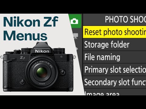 Nikon Zf: Menu walkthrough