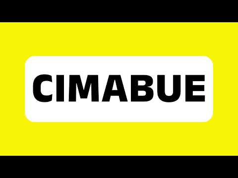 How to Pronounce Cimabue (Italian painter and mosaicist) Correctly