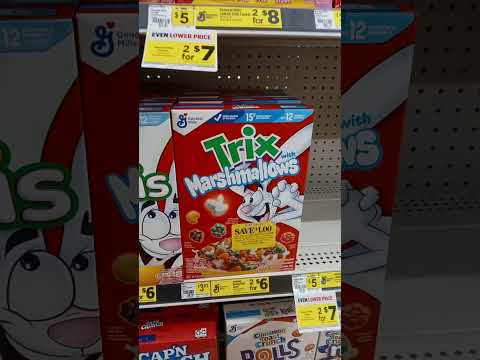 Trix Cereal with Marshmallows