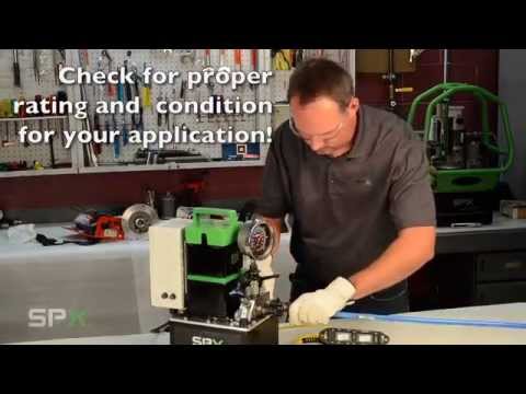 SPX Bolting Systems PE8 Series 1500 Bar Hydraulic Pump xvid