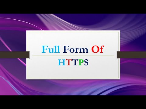 Full Form of HTTPS