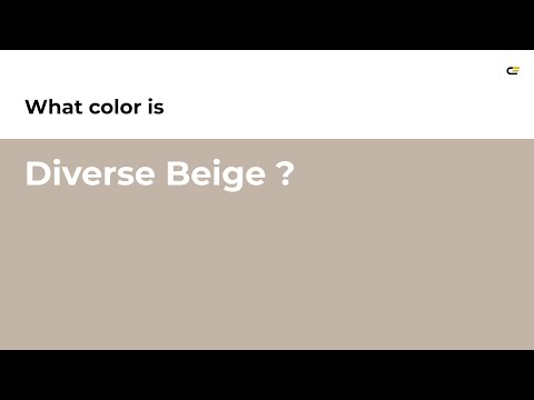 Diverse Beige color #c2b4a7 hex color - Yellow color - Cool color c2b4a7