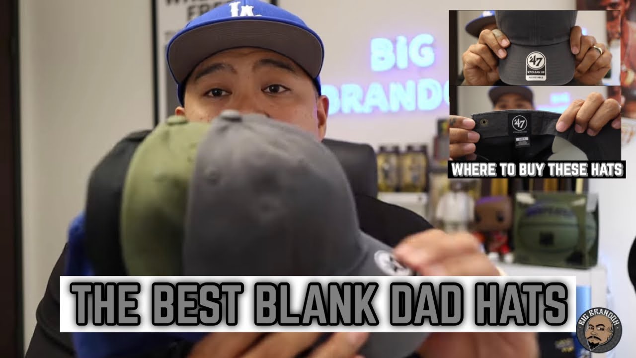 The BEST Blank Dad Hats