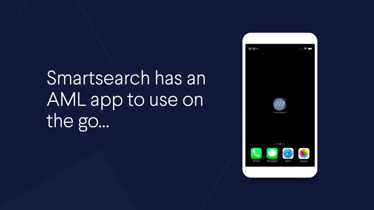 The SmartSearch App for Anti Money Laundering checks on the go