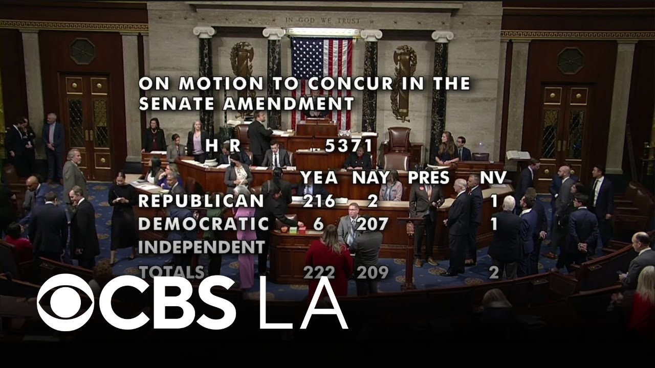 Congress passes funding bill to end government shutdown