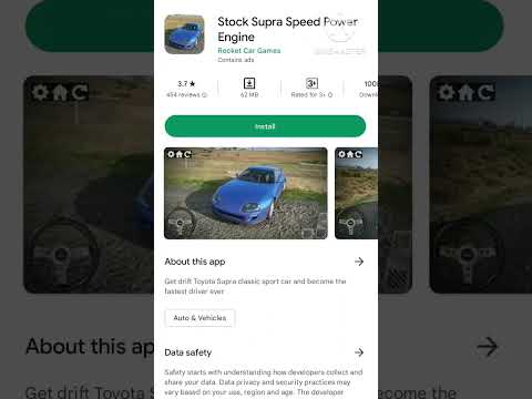 Toyota Supra game Play Store mein download karo#popular #trending #games #youtubeshorts #car
