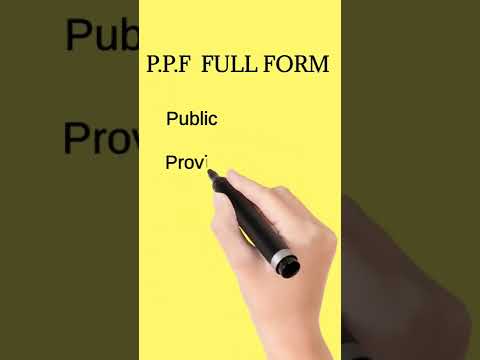 P.P.F Full form | full form of P.P.F | #shorts | #full form
