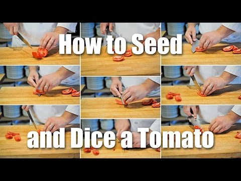 How To Seed & Dice A Tomato