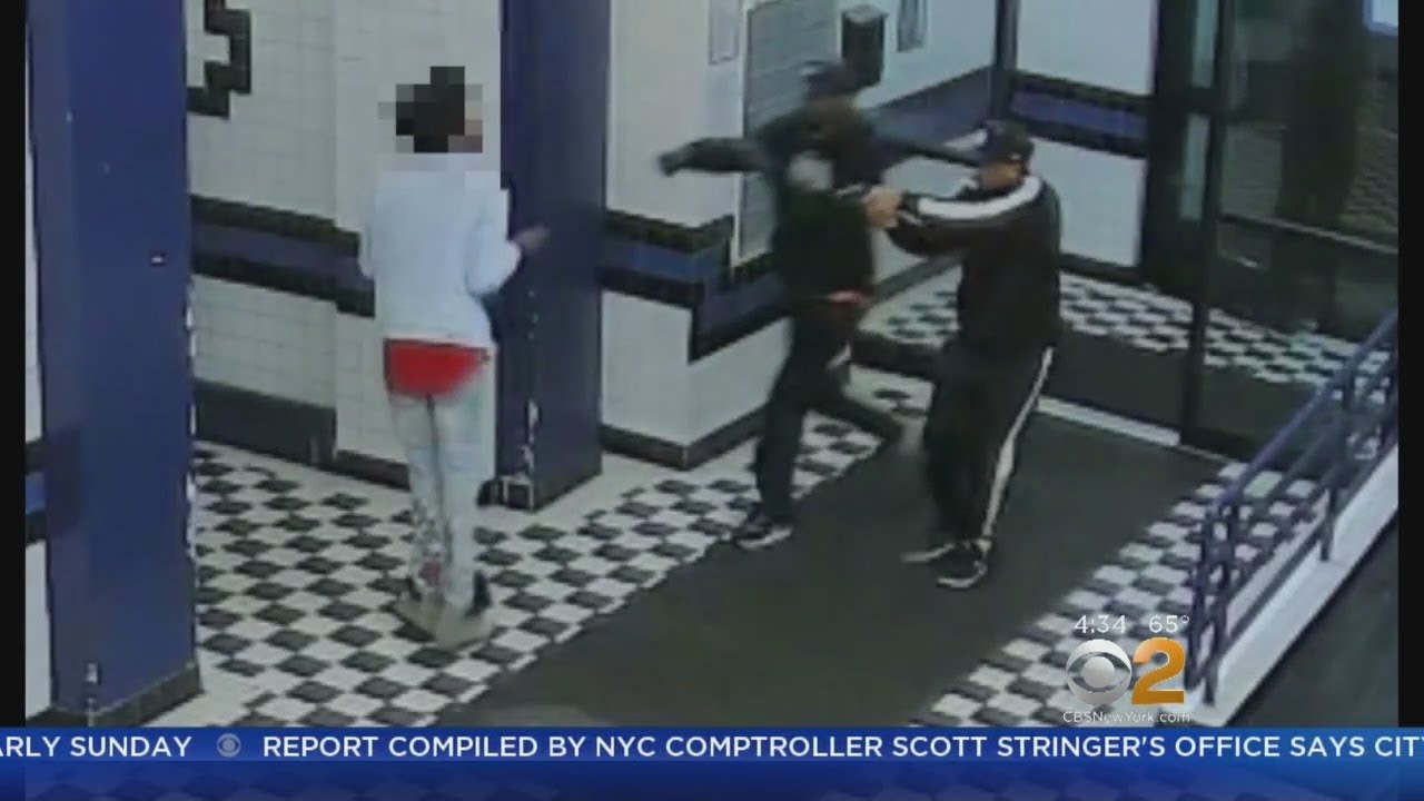 Surveillance Video Shows Armed Robbery