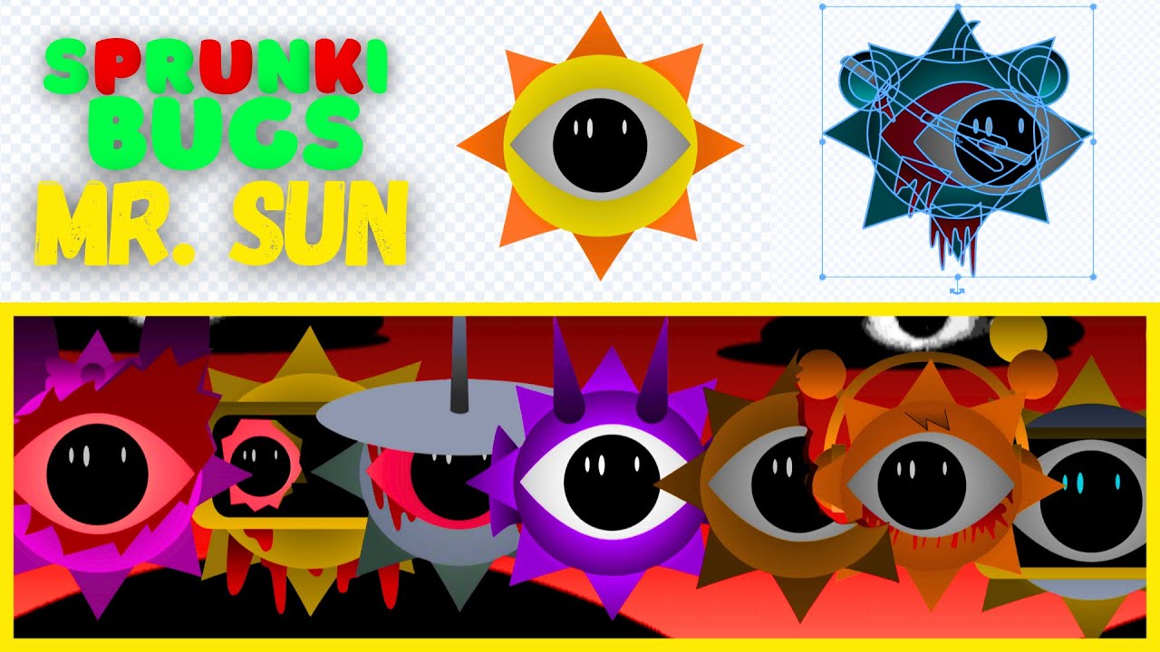 How to make a BUG? Tutorial Sprunki Everyone MR. SUN (Horror Phase): Incredibox With Scratch