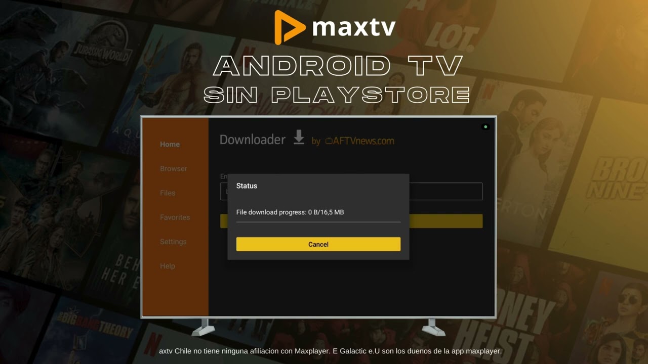 Guías de Instalación: Max Player sin Play Store