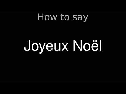 How to Pronounce correctly Joyeux Noël (Movie)