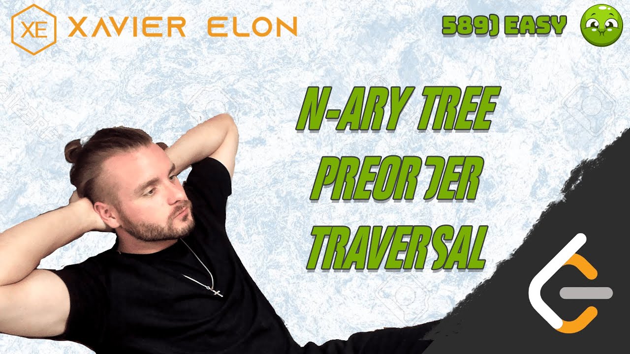 LeetCode 589 | N-Ary Tree Pre-Order Traversal | Iterative + Recursive Solution (Java + Whiteboard)