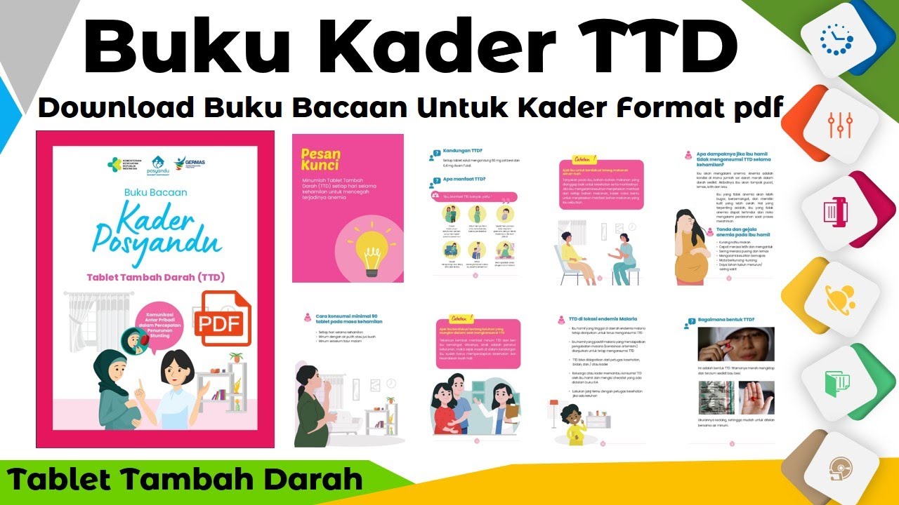 Download Buku Kader TTD Tablet Tambah Darah Format pdf