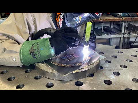 How to Weld Art on Stainless Steel Plate -GIVEAWAY ALERT!