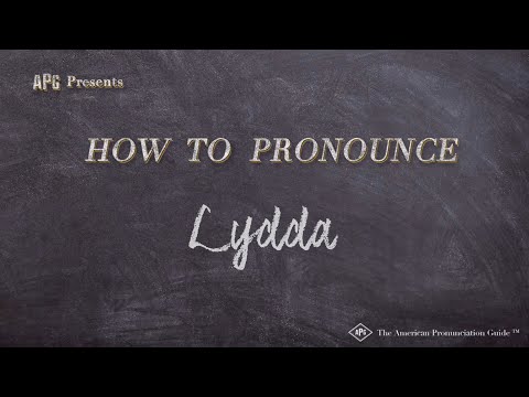 How to Pronounce Lydda (Real Life Examples!)