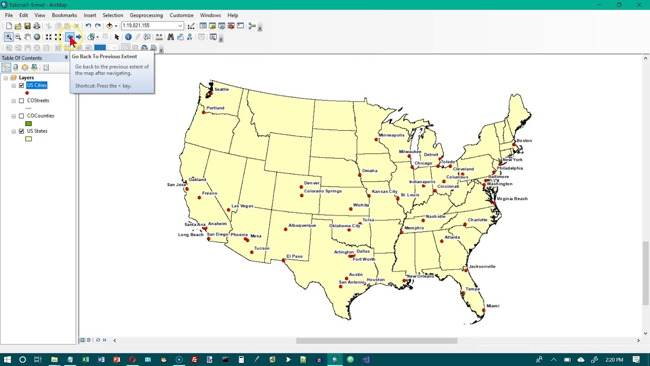 ArcMap GIS Tutorial 01-09