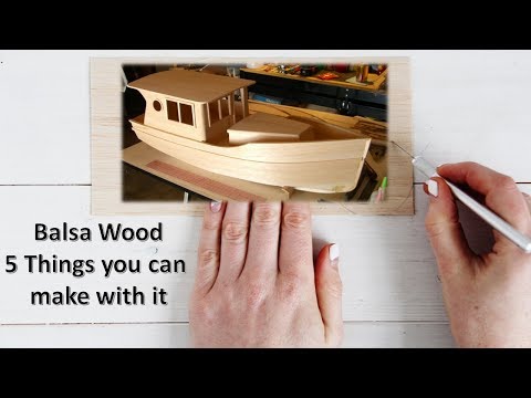 WHAT DID I Made with Balsa Wood?!