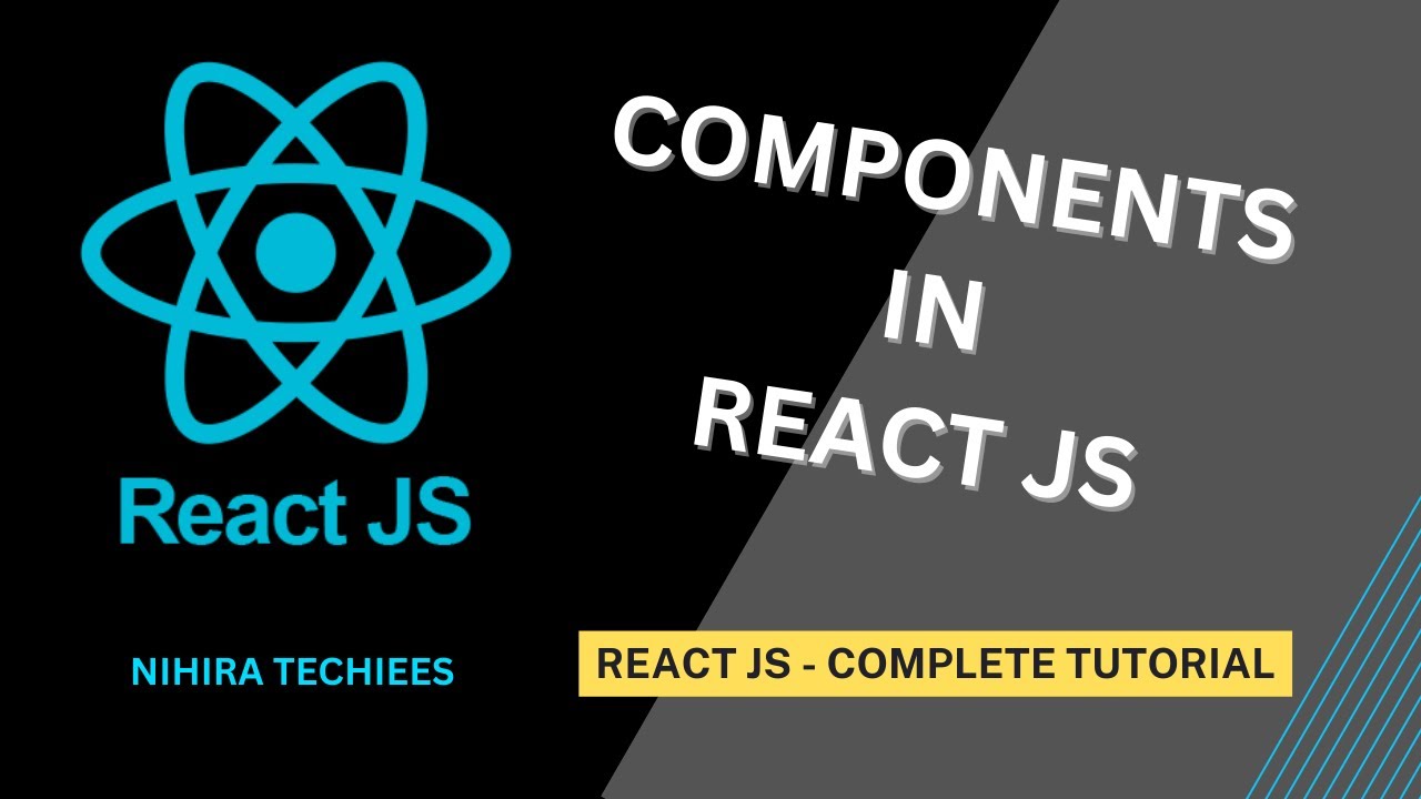 Components & dynamic databinding in React JS | React JS Full Tutorial