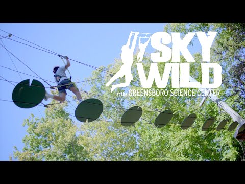 SKYWILD Treetop Ropes Course!