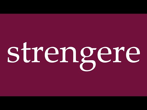 How to Pronounce ''strengere'' (stricter) Correctly in German
