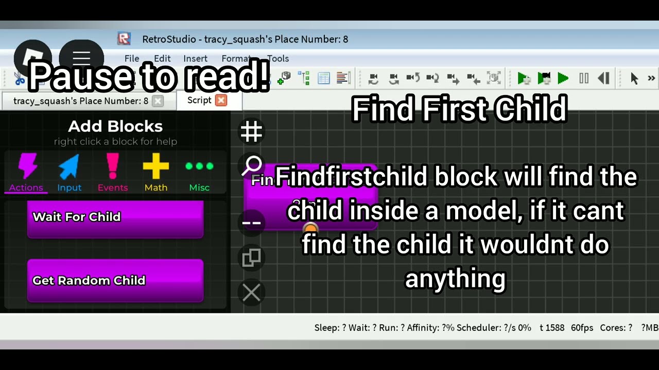 [Retrostudio Tutorial] Basic Block From Script