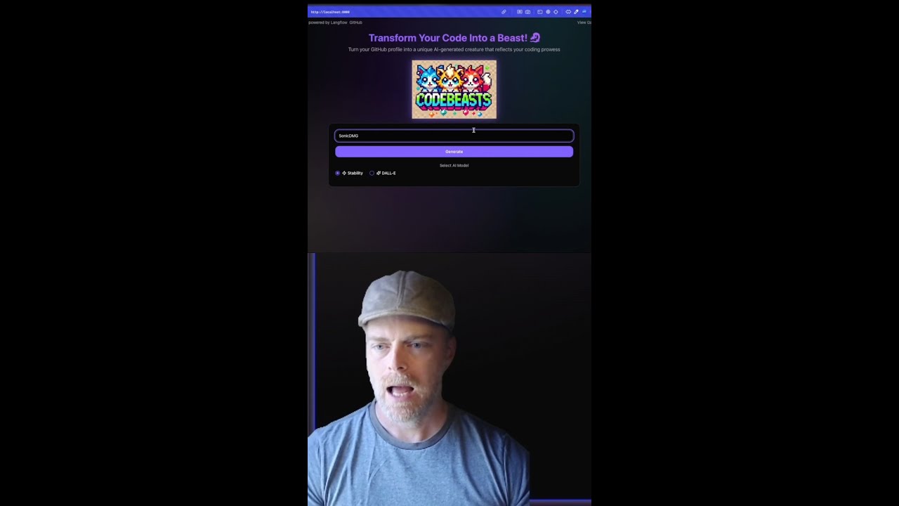 Generate Your Own GitHub Codebeast - Built Using Langflow