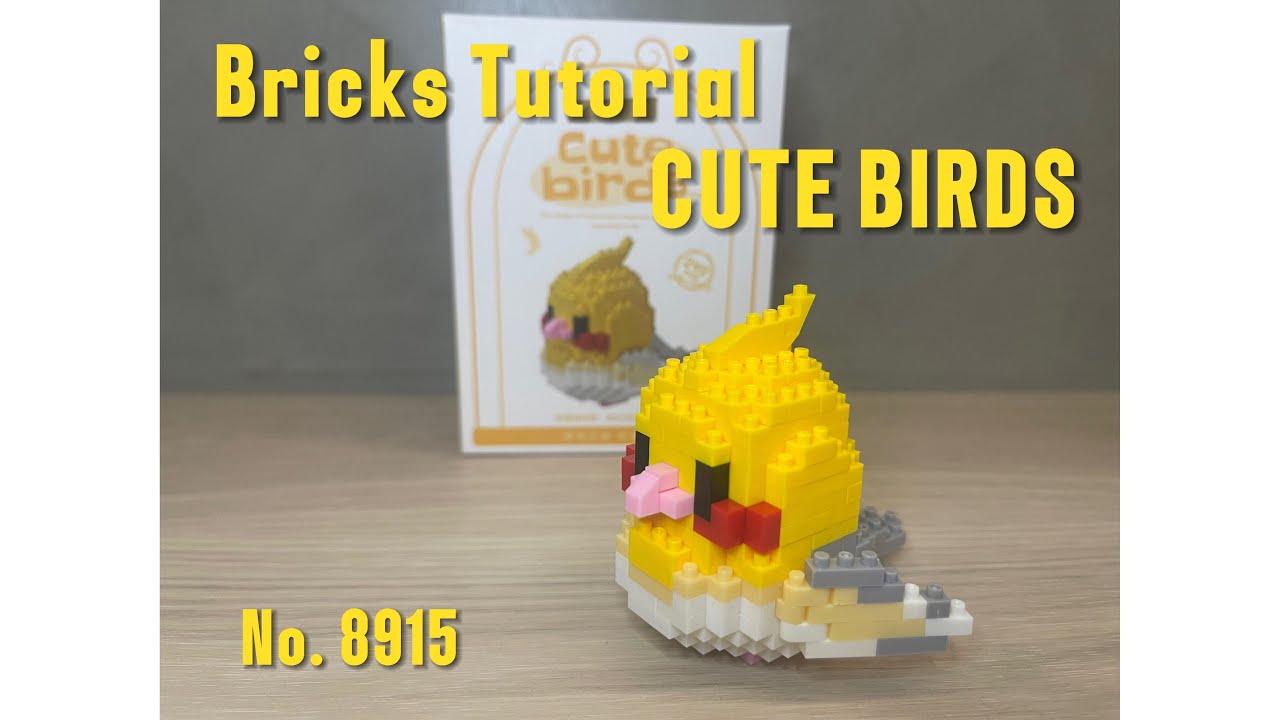 Bricks tutorial CUTE BIRDS No. 8915