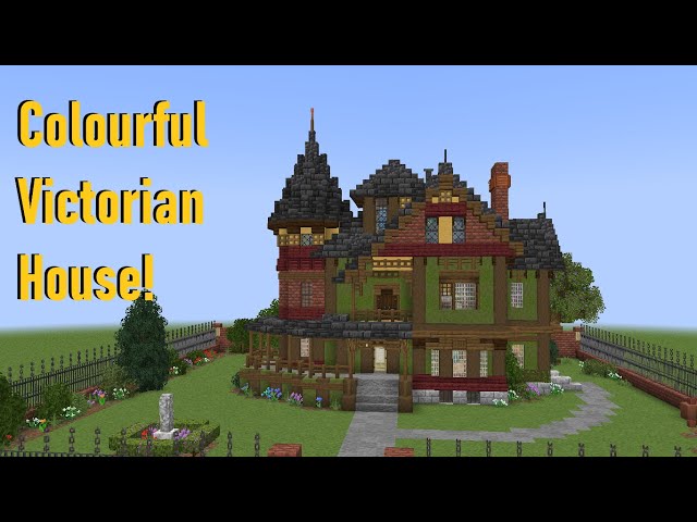 Colourful victorian house Minecraft Map