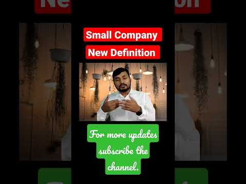 Amendment of Small Company Definition 2022. #cs #Smallcompany #Company #rajankumar