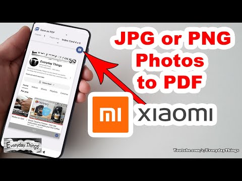 Simple Steps to Convert JPG or PNG Photos to PDF on Xiaomi Smartphone