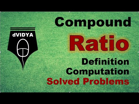 Compound Ratio | Mix Ratio | Ratio and Proportion in Hindi