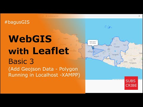 WebGIS with Leaflet basic 3 (add Geojson in Leaflet)