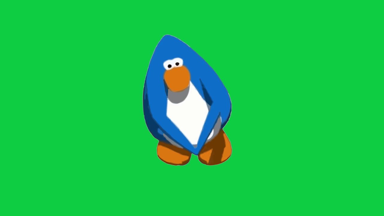 Club Penguin Dance Green Screen - 1080p