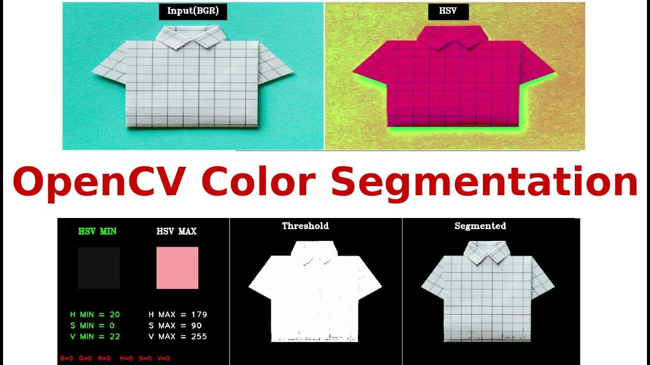OpenCV   HSV  Colour Segmentation