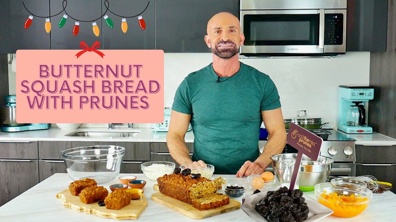 Butternut Squash Bread with Prunes
