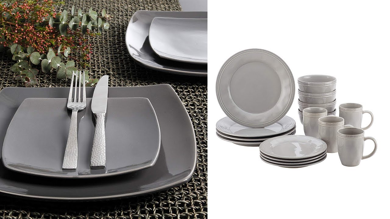 The 6 Best Grey Dinnerware Set