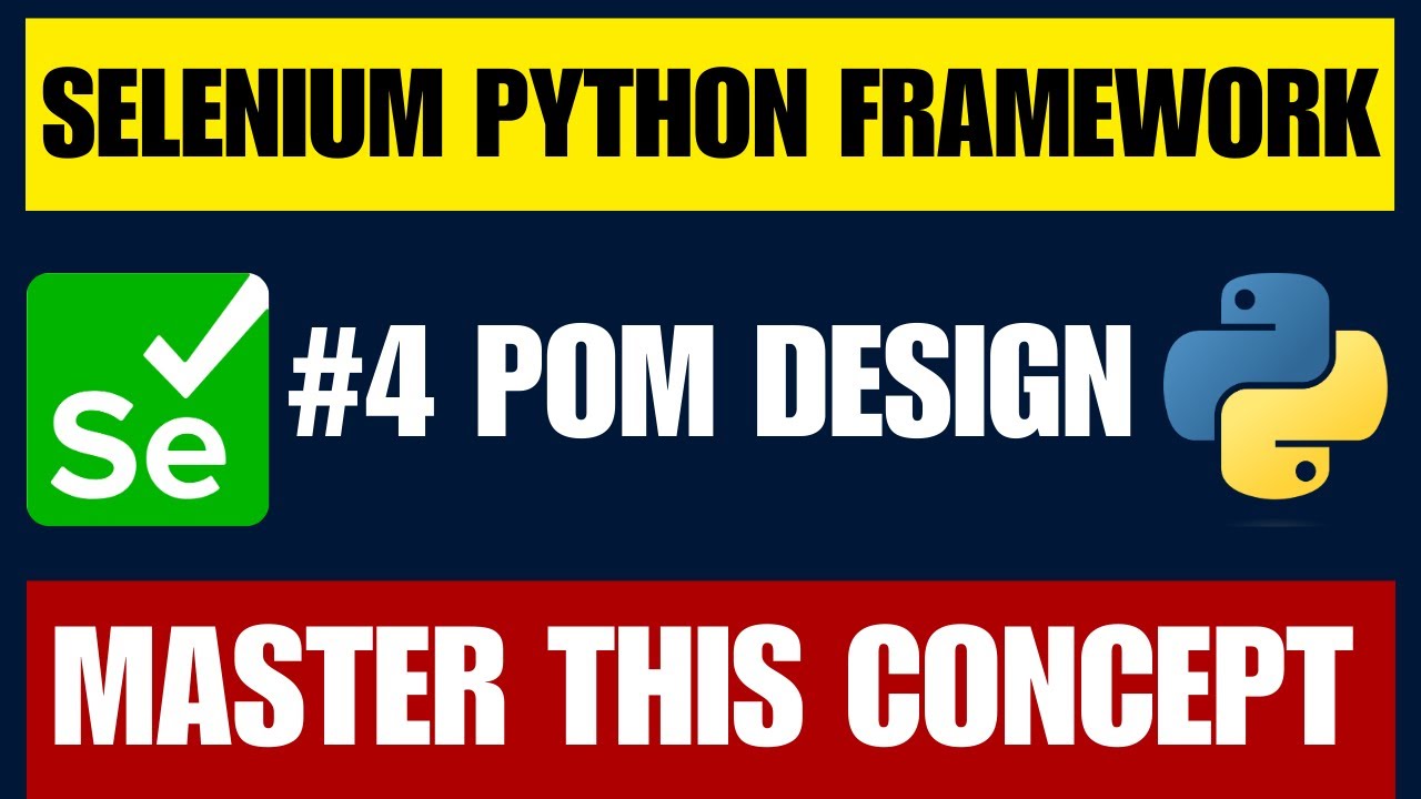 Selenium Python Framework #4 | Page Object Model (POM) Explained with Benefits