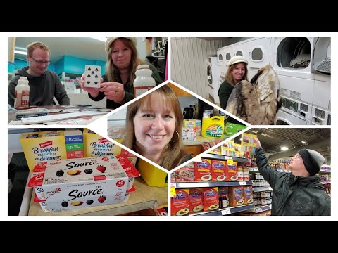 My Trip to the Laundromat & Grocery Store Haul