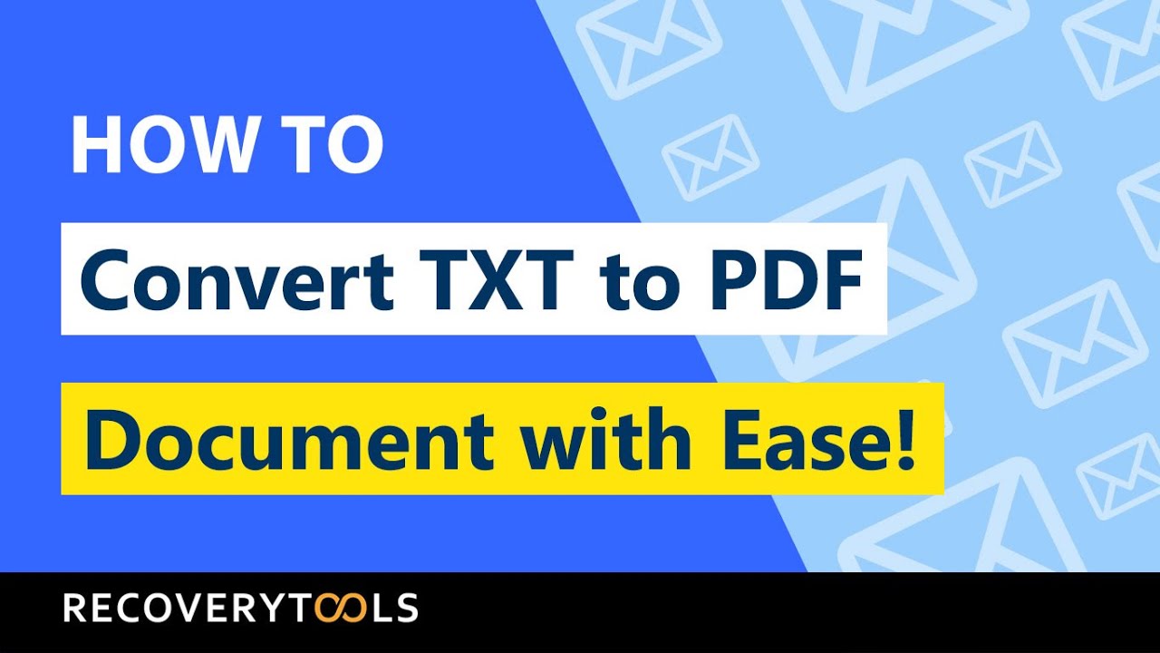 How to Convert TXT to PDF File Format Quickly?