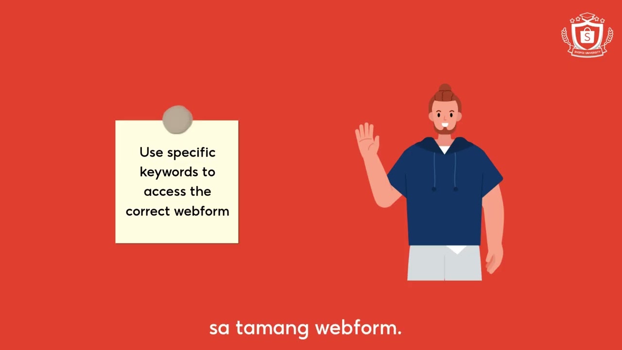 Seller Services form via Shopee Chat