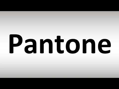 How to Pronounce Pantone