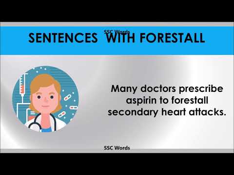 Forestall - Improve English - Meaning and 5 sentences - GRE / CAT / GMAT word - SSC Words