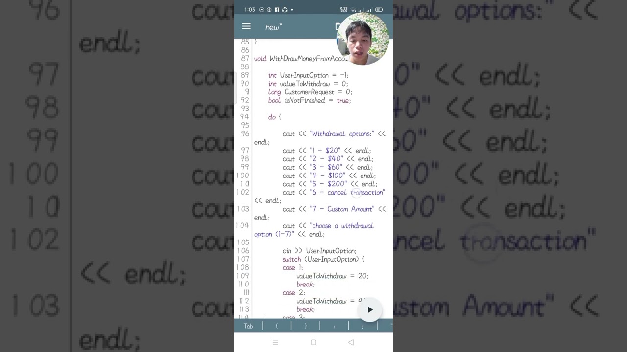 CASE STUDY, (ATM  MACHINE)