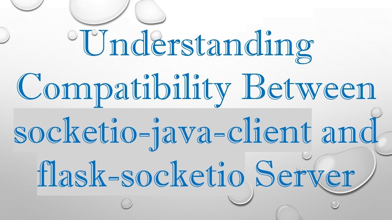Understanding Compatibility Between socketio-java-client and flask-socketio Server